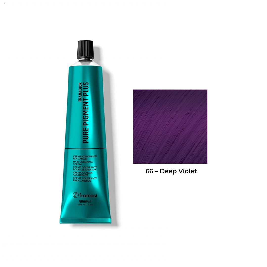 Framesi Pure Pigment Plus Hair Color 66-Deep Violet - Express Life Style